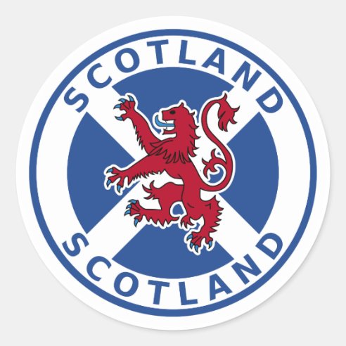 Scotland Stickers & Labels | Zazzle UK