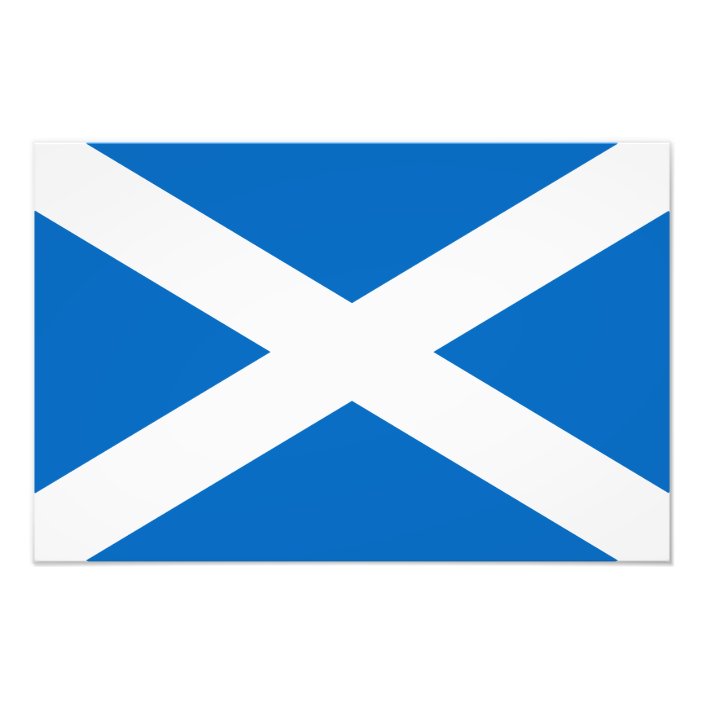 Scotland Flag Photo Print | Zazzle.co.uk
