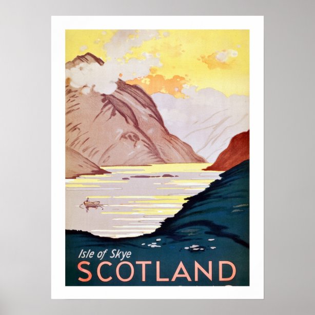 Vintage Scotland Posters & Prints | Zazzle UK