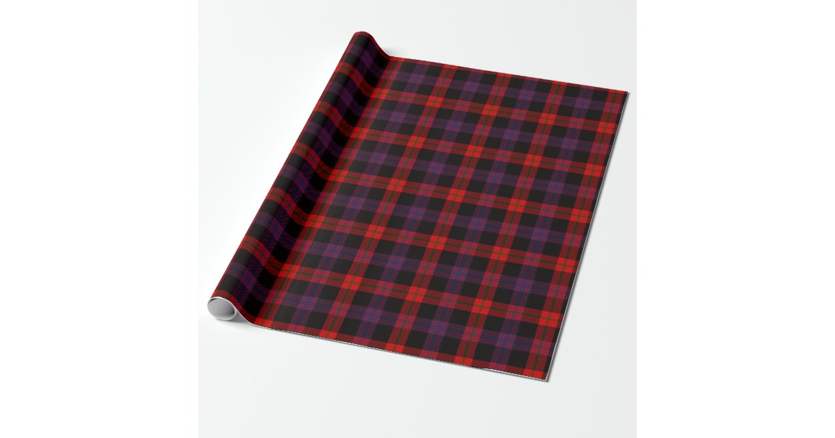 Scottish Clan Brown Tartan Plaid Wrapping Paper | Zazzle