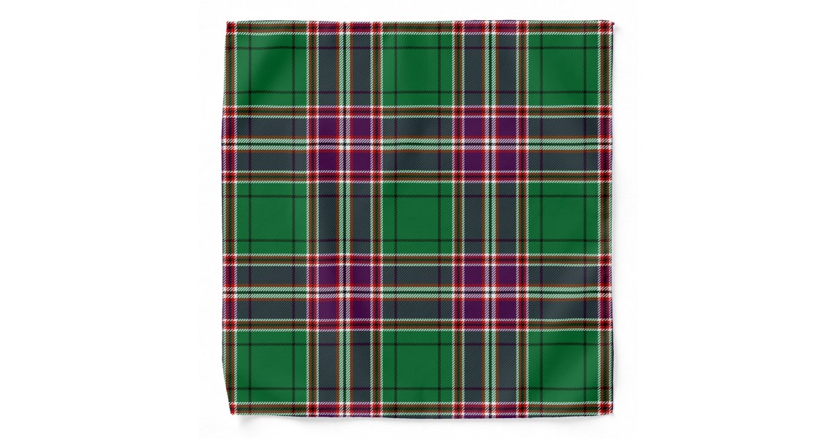 Scottish Clan MacFarlane Hunting Tartan Plaid Bandana | Zazzle