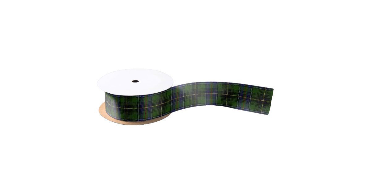 Scottish Clan MacInnes Classic Tartan Satin Ribbon | Zazzle