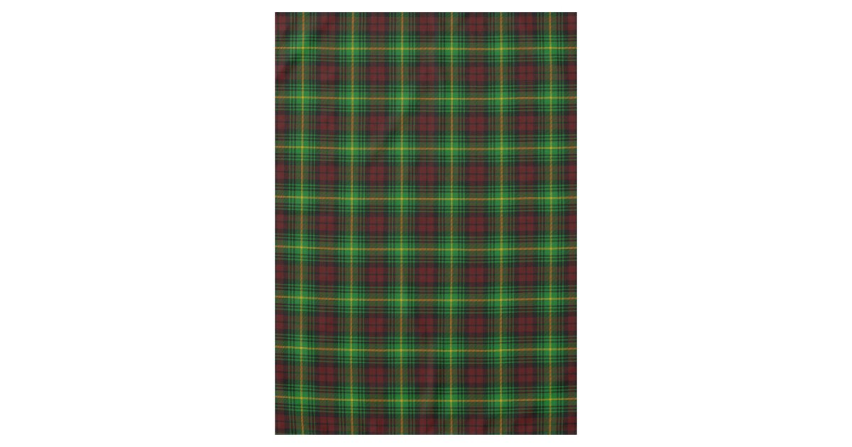Scottish Clan Martin Tartan Plaid Tablecloth | Zazzle
