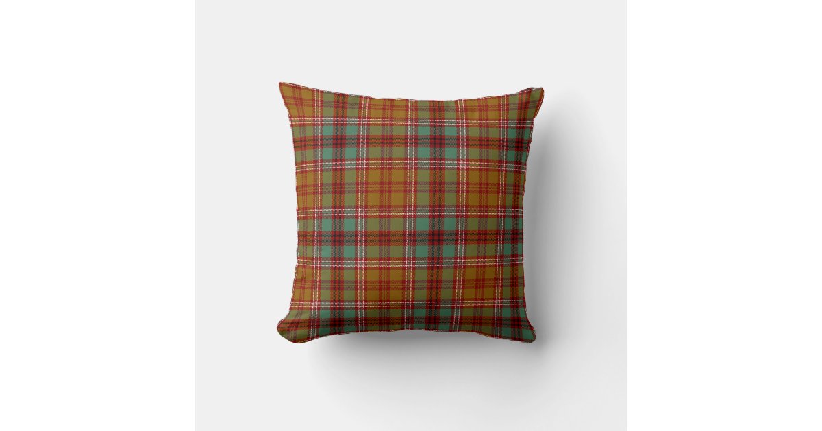 Scottish Clan McCall Tartan Plaid Cushion | Zazzle