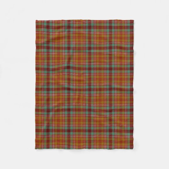 Scottish Clan McCall Tartan Plaid Fleece Blanket | Zazzle.co.uk