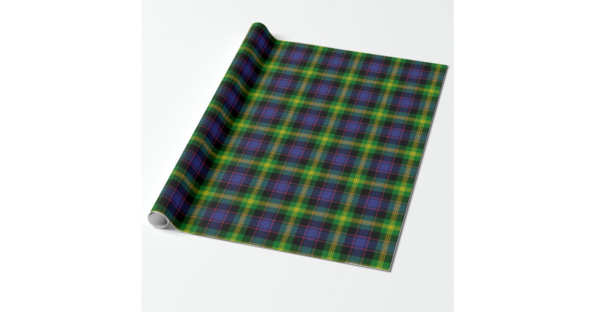 Scottish Clan Watson Tartan Plaid Wrapping Paper | Zazzle