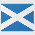 Scottish Flag (Saltire) (Scotland Flag) Wrapping Paper | Zazzle