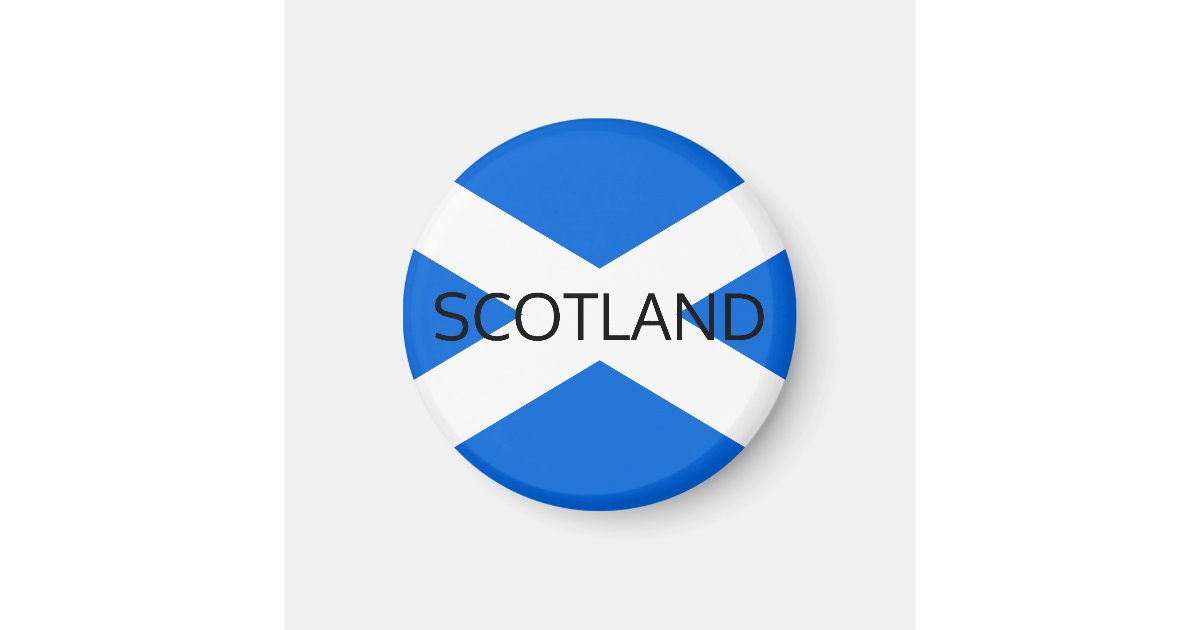 Scottish Flag Scotland Magnet arc | Zazzle