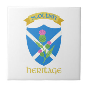 Scottish Thistle Decorative Ceramic Tiles | Zazzle