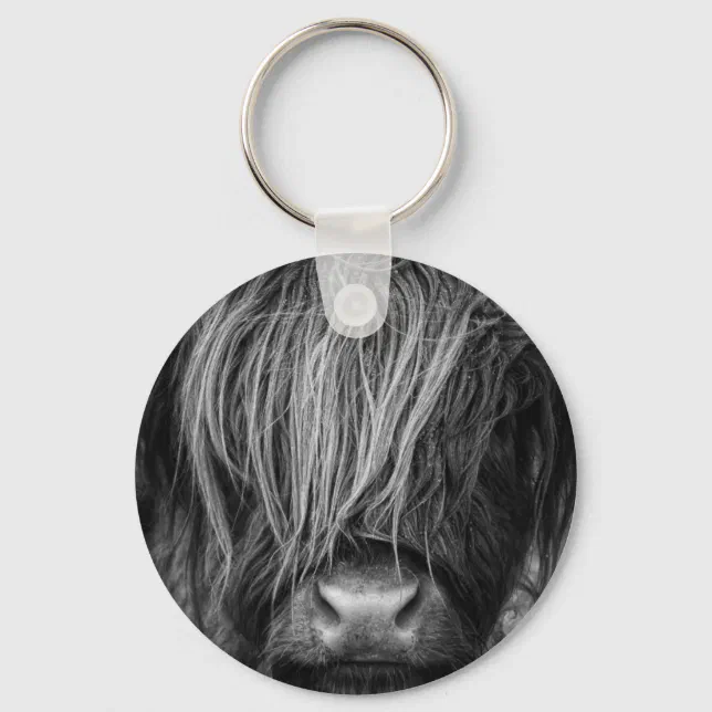 Scottish Highland Cattle - Scotland Key Ring | Zazzle