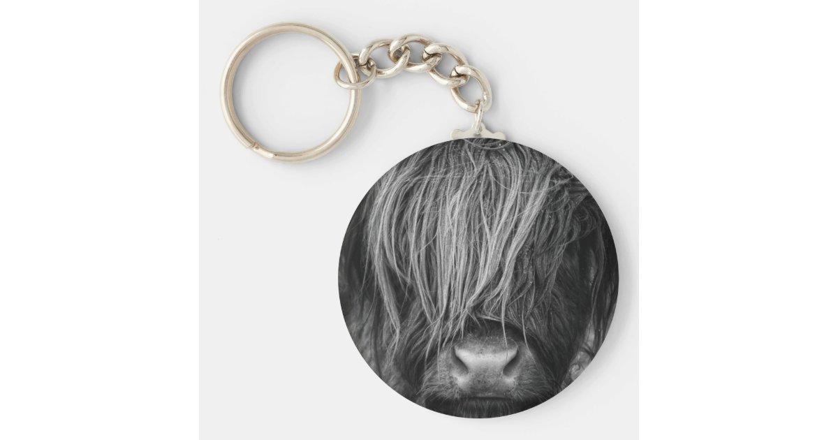 Scottish Highland Cattle - Scotland Key Ring | Zazzle