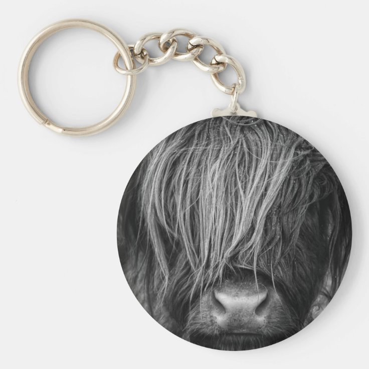 Scottish Highland Cattle - Scotland Key Ring | Zazzle