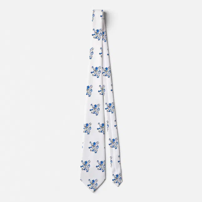 Scottish Lion Rampant Saint Andrew Cross Colours Tie | Zazzle