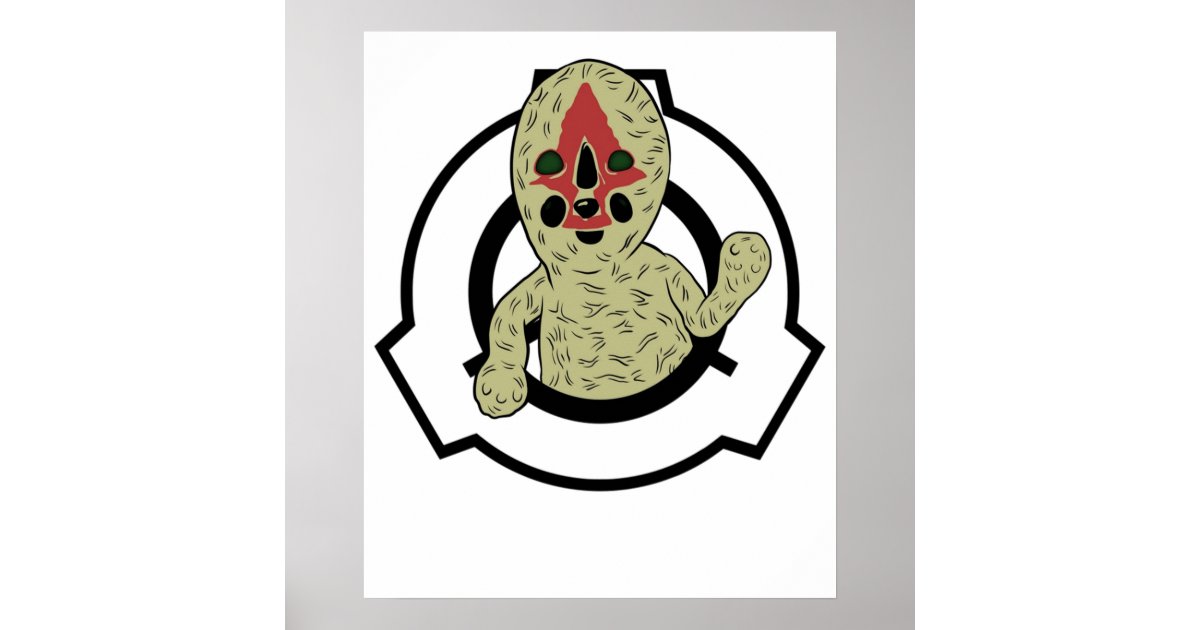SCP 173 SCP Foundation Peanut The Sculpture Poster | Zazzle