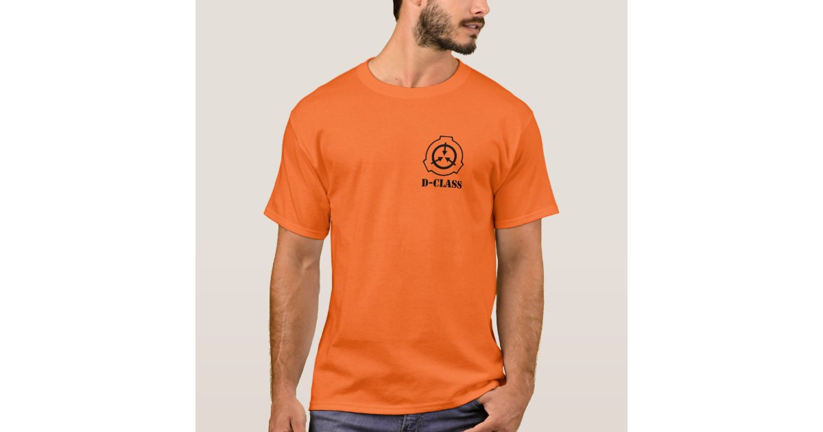 Scp Foundation D Class T Shirt Zazzle