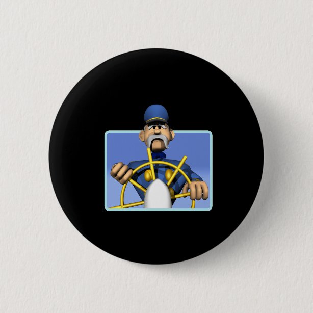 Boat Captain Badges & Pins | Zazzle UK