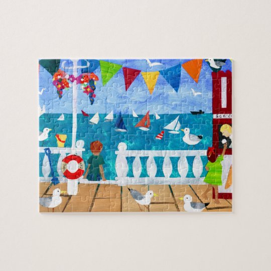 'Seaside' Jigsaw Puzzle | Zazzle.co.uk