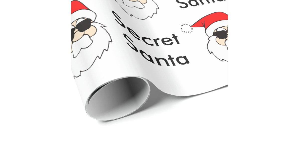 Secret Santa Wrapping Paper | Zazzle