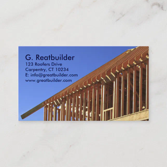 Section of framing business card | Zazzle