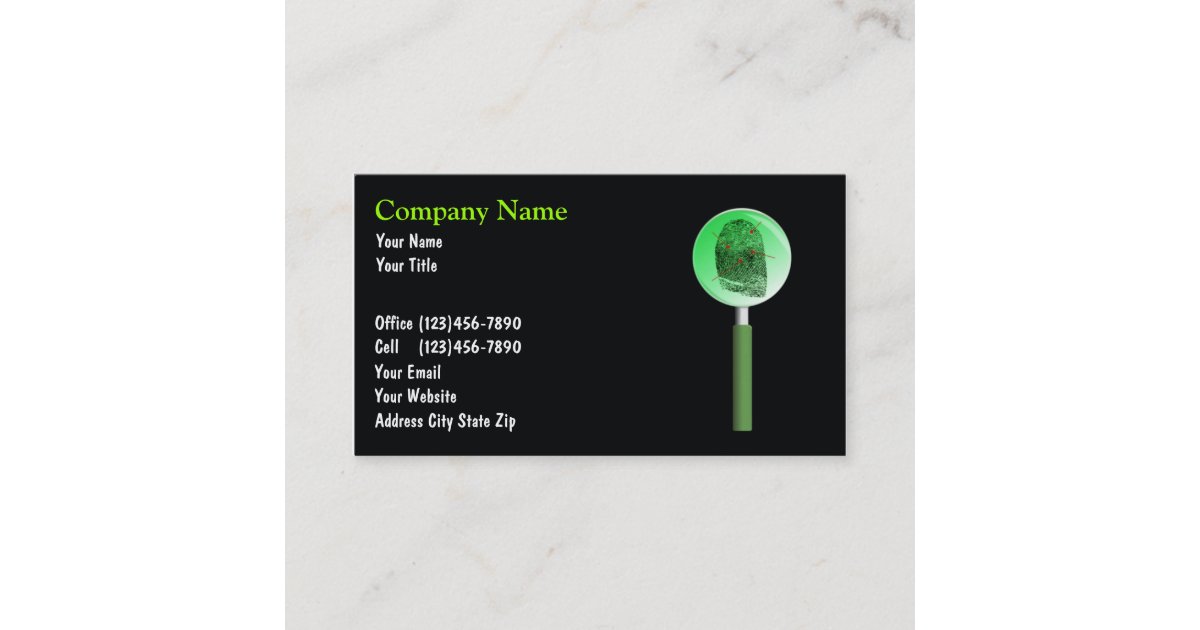 Security Business Cards | Zazzle