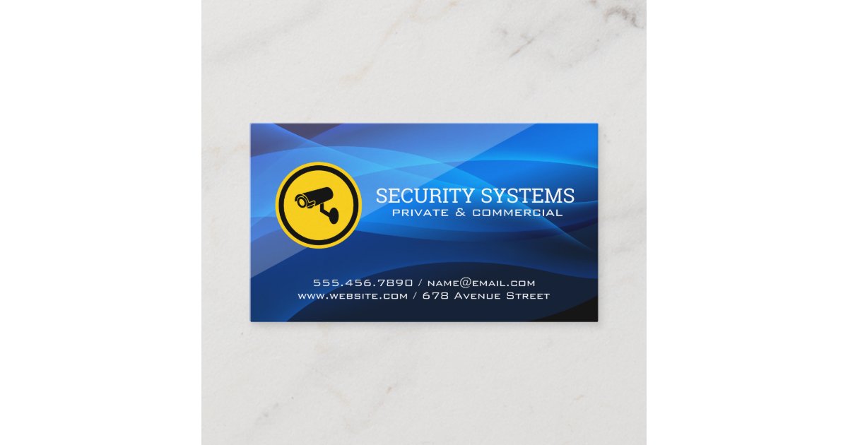 Security Camera Logo Business Card | Zazzle