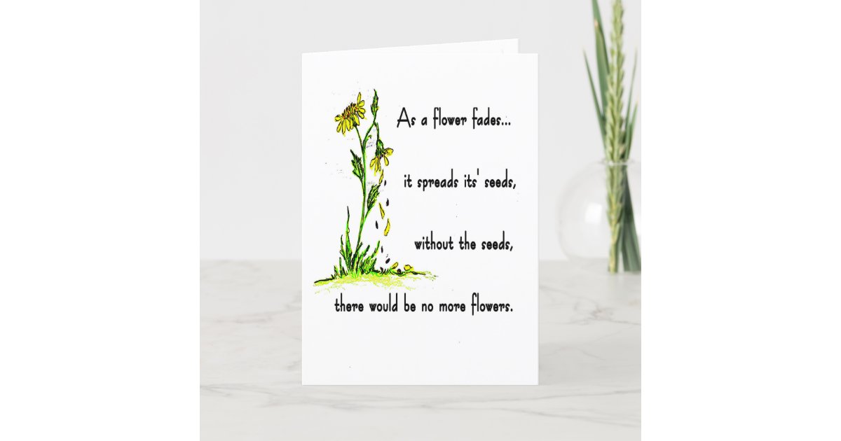 SEEDS SOWEN THANK YOU CARD | Zazzle