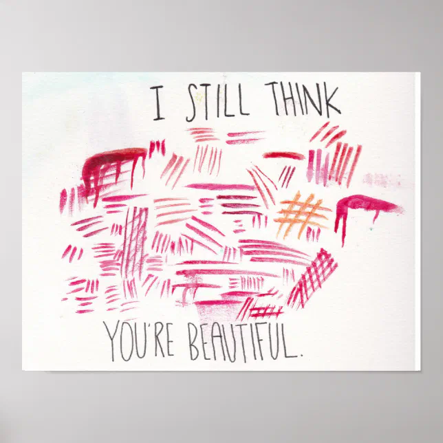 Self Harm Awareness and Acceptance Poster | Zazzle