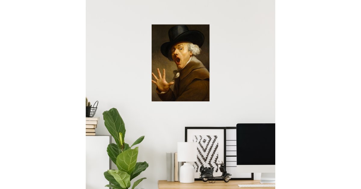 Self-Portrait, The Surprise by Joseph Ducreux Poster | Zazzle