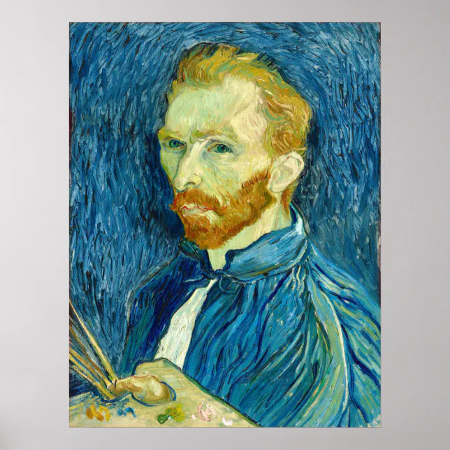 Self-Portrait - Vincent van Gogh Fine Art Poster | Zazzle