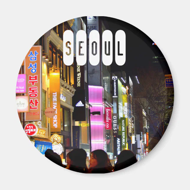 Seoul of South Korea Magnet | Zazzle
