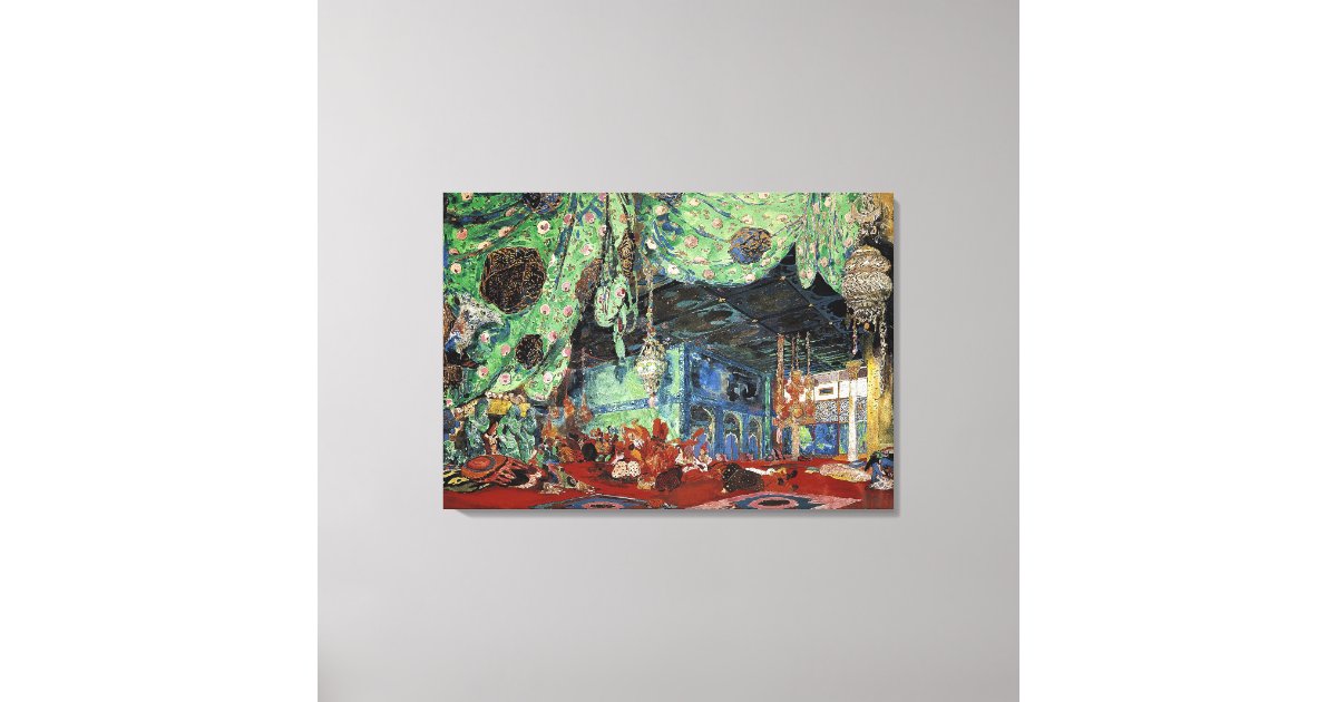 Set design for 'Scheherazade' Canvas Print | Zazzle
