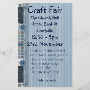 Embroidery Flyers | Zazzle.co.uk