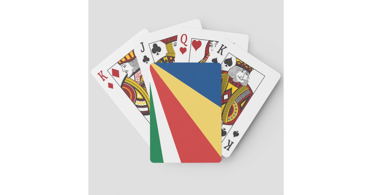 Seychelles Flag Playing Cards | Zazzle