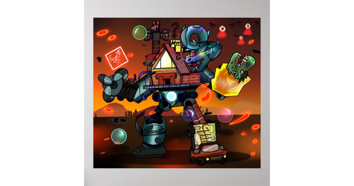 ShackTron(Gravity Falls) Poster | Zazzle