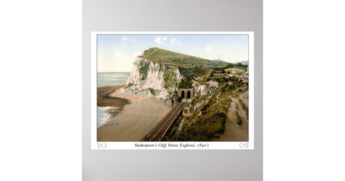 Shakespeare's Cliff Dover England Poster | Zazzle