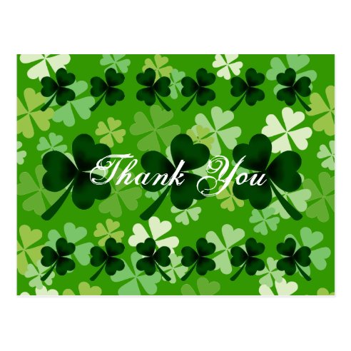 St Patrick Day Postcards Thank You Cards | Zazzle UK