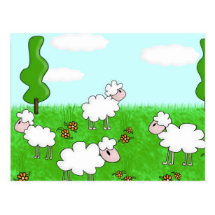 Black Sheep Postcards | Zazzle UK