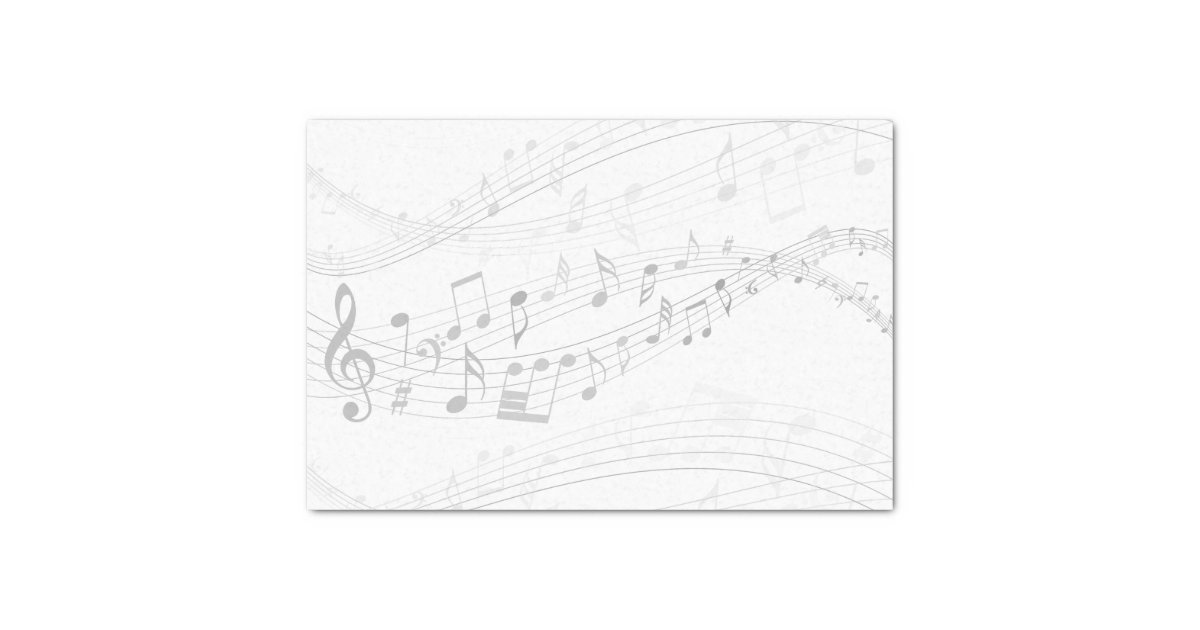 Sheet Music Tissue Paper | Zazzle