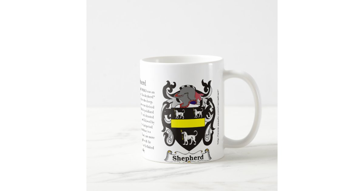 Shepherd Family Coat of Arms Coffee Mug | Zazzle