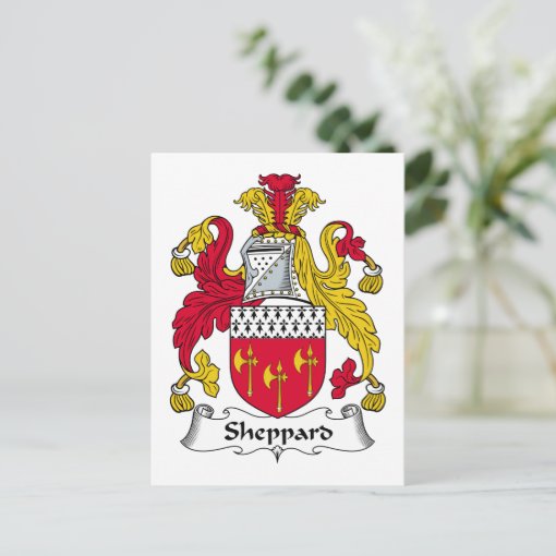 Sheppard Family Crest Postcard | Zazzle