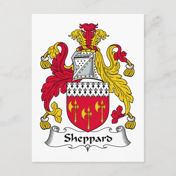 Sheppard Family Crest Postcard | Zazzle
