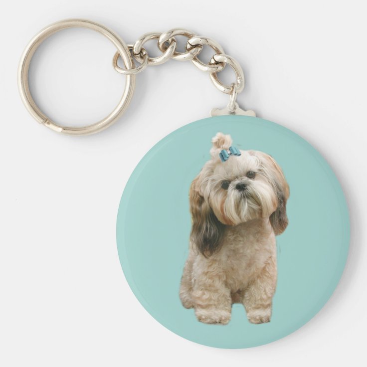 Shih Tzu Keychain | Zazzle