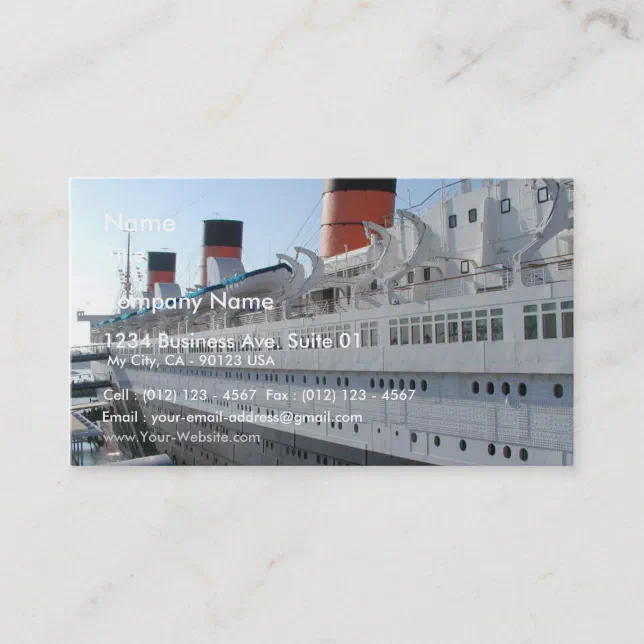 Ship Business Card | Zazzle