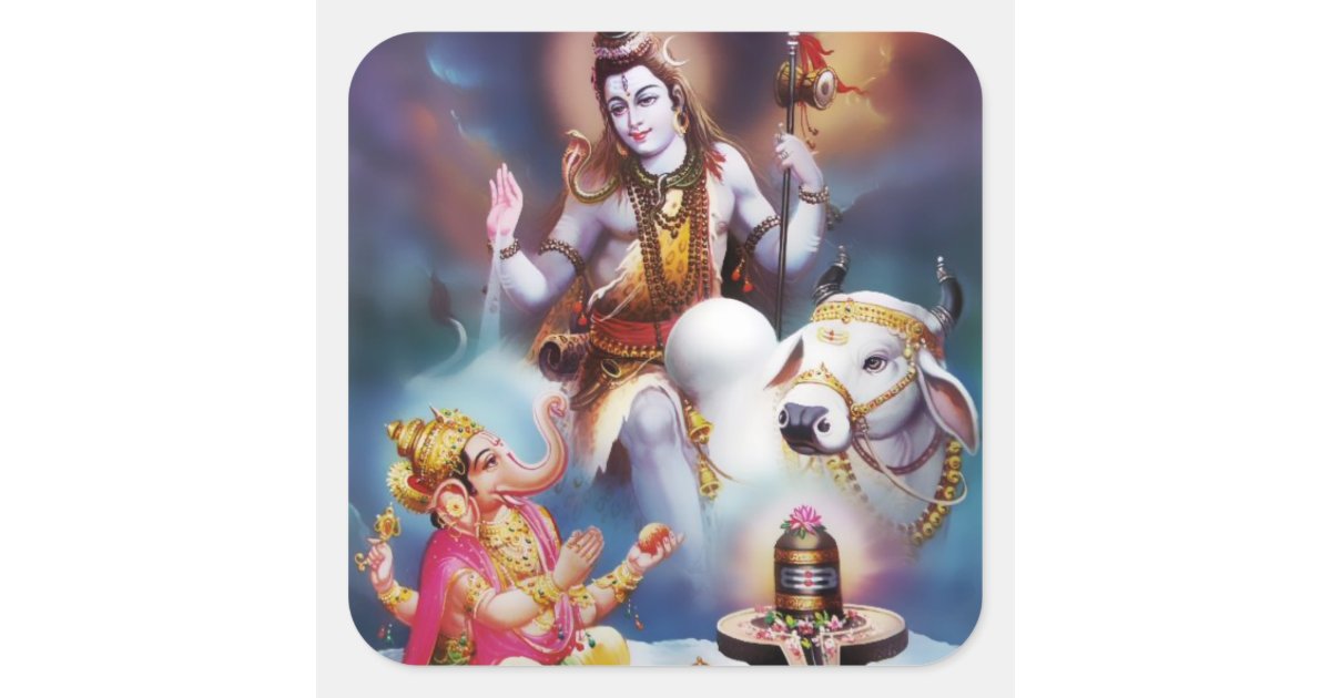 Shiva & Ganesha Stickers | Zazzle