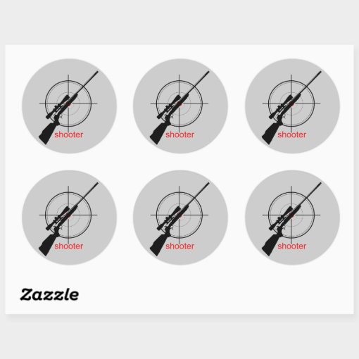 shooter - sticker | Zazzle