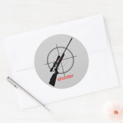 shooter - sticker | Zazzle