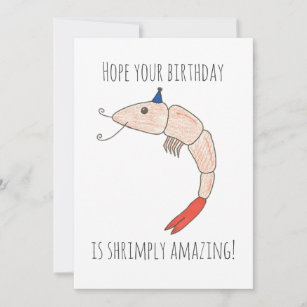 Shrimp Cards | Zazzle UK