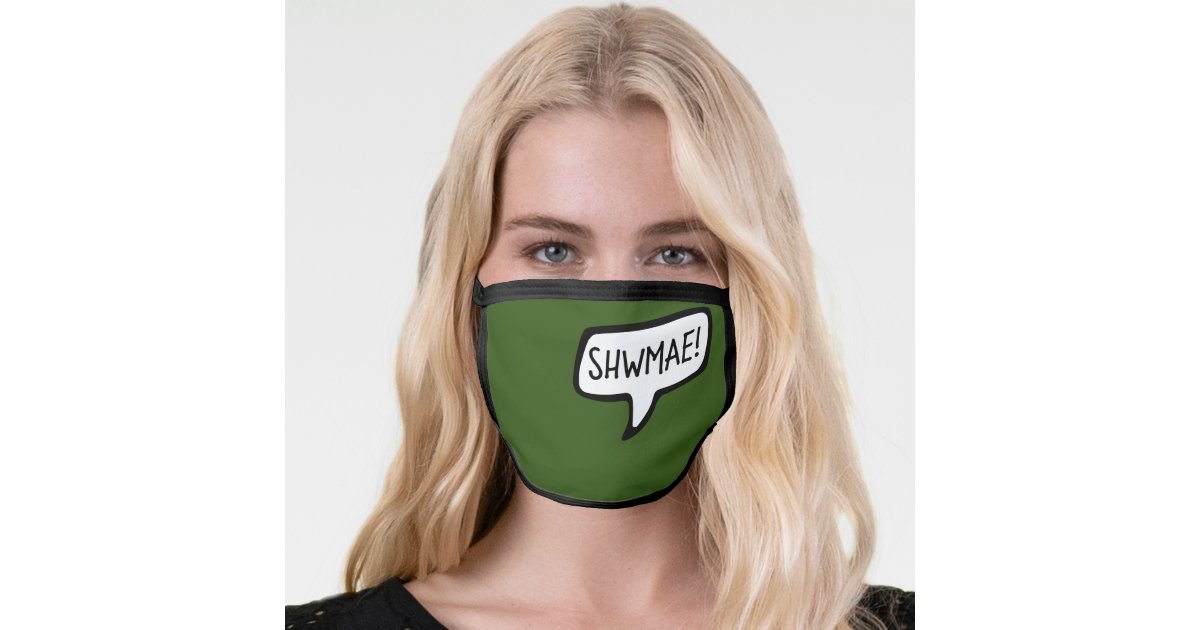 SHWMAE! Welsh Hello, Cymraeg, Wales, Face Mask | Zazzle