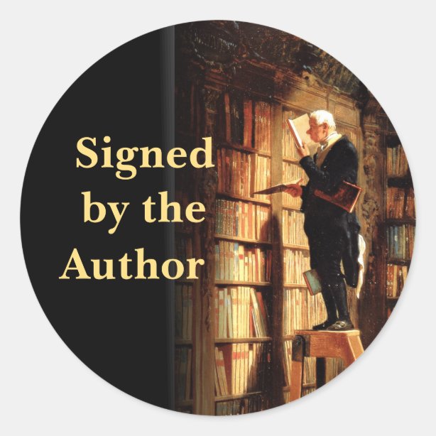 Signed By Author Stickers & Labels | Zazzle UK