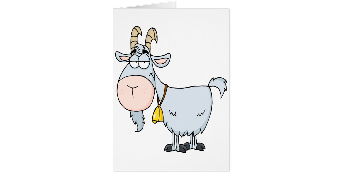 silly cartoon billy goat | Zazzle